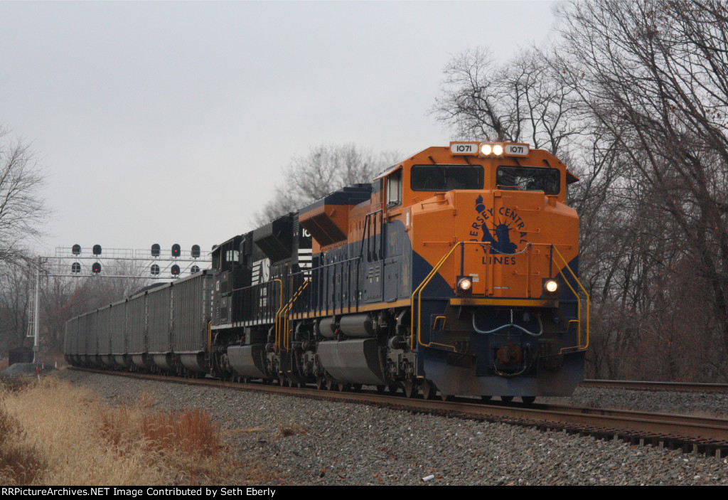 NS 590 W/ CNJ 1071 EB @ MP:HP 116